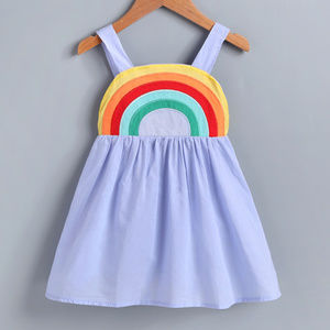 Dresses | Rainbow Blue Sleeveless Dress | Poshmark
